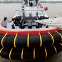 China Marine Cylindrical Rubber Tug Boat Fenders Bumpers With ABS Cert for sale