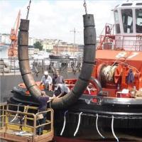 China Marine Cylindrical Rubber Tug Boat Fenders Bumpers With ABS Cert for sale