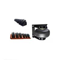 China Black Roller Fender Low Maintenance Requirements High Load Capacity for sale
