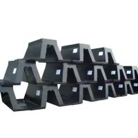 China 500H X 1500mm V Type Rubber Fender Cushions Heavy Impacts Tear Resistant for sale