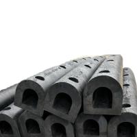 China Solid D Rubber Fenders Reliable Shoreline Defense Easy Installation Design for sale