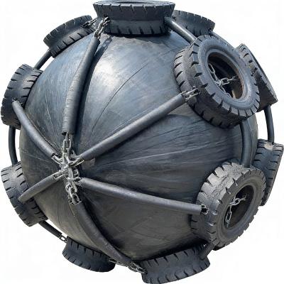 China Inflatable Rubber Fender High Impact Absorption Excellent Seawater Resistance Lightweight for sale