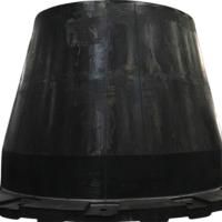 China Flexible Compression Salt Fog Resistant Low Maintenance Cost Cone Rubber Fenders for Marine Docks for sale
