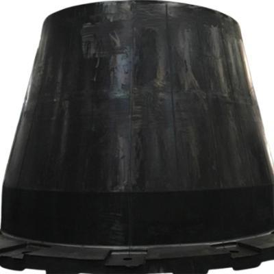 China Flexible Compression Salt Fog Resistant Low Maintenance Cost Cone Rubber Fenders for Marine Docks for sale