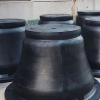 China Flexible Compression Salt Fog Resistant Low Maintenance Cost Cone Rubber Fenders for Marine Docks for sale