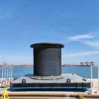 China Shock Absorbing Anti Aging Natural Rubber Cell Rubber Fender for Marine and Dock Applications for sale