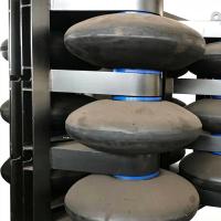 China Marine Fender Roller Fenders with Wear Resistant Rubber Material for Shock Absorption and Flexible Installation for sale