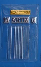 China X-ray Accessories, IQI, Wire Penetrameter, Radiography Accessory, NDT accessories for sale
