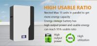 China Hot Product Rechargeable 51.2V  Lithium Ion  Battery 100AH 5KWH LiFePO4 Battery  Pack for Solar Storage System for sale