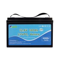 China 12V 100Ah Rechargeable LiFePO4 Lithium Ion Battery Solar Inverter Energy Storage System Home Use for sale