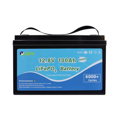 China Portable Solar Energy Storage Battery 12V 100AH 1KWH Lithium Battery 12V LifePO4 Battery for House Use for sale