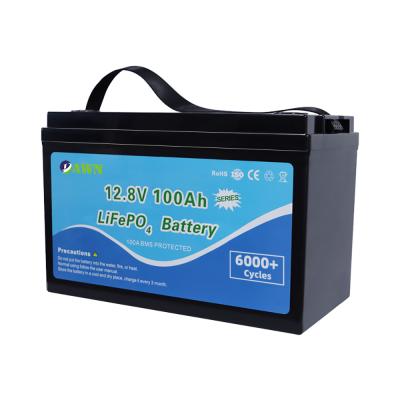 China Rechargeable Smart BMS 24V 200AH 300AH 400AH Motorcycle Battery 12V 100AH Lithium Battery 12V 100AH LiFePO4 Battery for sale
