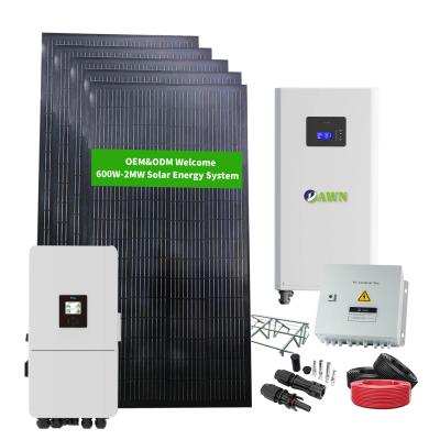 China Home Solar Power System Complete Kit for House Residential Use Solve Power Outage Reduce Electricity Bill for sale