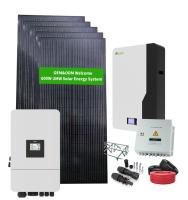 China Fast Shipping Off/On Grid 8KW Complete Solar Panel Energy System Hybrid Inverter 8KVA Solar Home Power System for sale