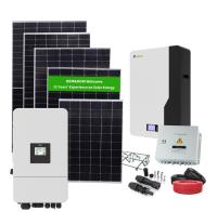 China Wholesale Home Complete Solar Panel System 8KW 6KW 5KW Hybrid Off Grid Solar System with Lithium Batteries for sale