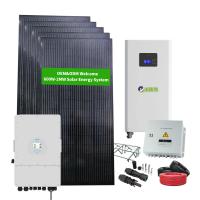 China Wholesale Home Complete Solar Panel System 8KW 6KW 5KW Hybrid Off Grid Solar System with Lithium Batteries for sale