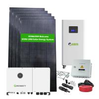 China New Design Average Cost of PV Solar System Lifepo 4 Battery Complete 3kva Solar Power System for Europe Residential for sale