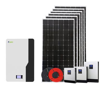 China CETC Solar System 1kw 1kva 3kw 5kW Solar Panel Supplier Solar Energy System Kit on Grid Hybrid Solar Generator System for sale