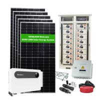 China 3KW 3000 W Complete Kits Top Point Solar Panels Home Solar Power System Solar Energy Storage System Battery with Smart BMS for sale