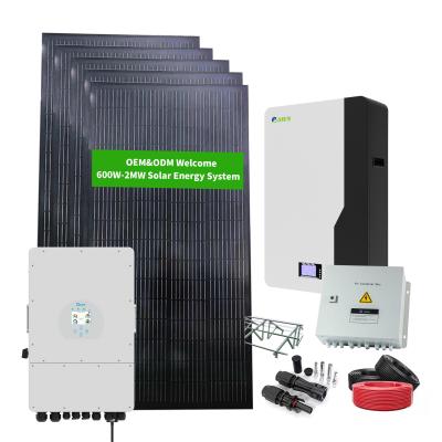 China Good Price 8Kw Solar Sun Tracking System 12KW Solar Panel Home System Solar Power System Manufacturer for sale