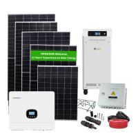 China Fast-Shipping Off-Grid Solar Power System 10kw Hybrid Solar Energy Solar Panel System 10kw Solar System for Home for sale