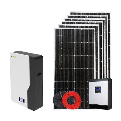China Mega Reefer Solar Energy System High Quality Good Price Nice Service 10KW Chit Solar System Mecc 10000W 10KVA Lithium Ion Hybrid for sale