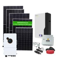 China Inverter and Battery All in One With PV Solar Panel Module Lithium-Ion Battery Solar Hybrid Inverter 12kw System for sale