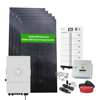 China 20kw Rooftop on Grid Solar System Afford Low Cost of Whole House Solar System Solar Pump Irrigation System for sale