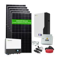 China 30KWH 40KWH 50KWH 60KWH Complete Kit Set 5000 Watts Solar Energy Home System 30KW Solar Panel Mounting System for sale