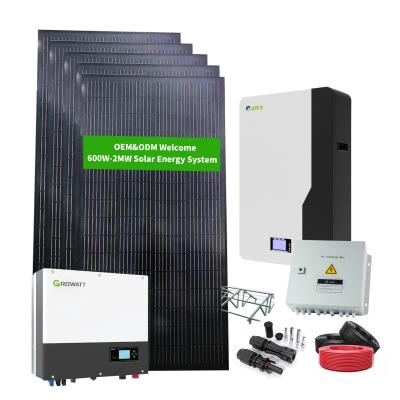 China 30KVA Solar and Wind Energy Systems Excellent Quality Solar System 30 KW New Design Solar Energy System Lithium for sale