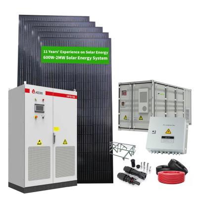 China 50kw Solar Irrigation System for Agriculture High Power Solar System for Whole House Battery Bank Solar System for sale