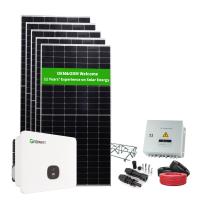 China Competitive Price Complete Commercial Solar Power System on Grid 50KW 100kW 50000W Grid Tied Solar System Kit for sale