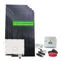 China Fast Shipping Photovoltaic Kits On-Grid Complete Solar Power System 50KW 100KW in Stock Grid Tie PV System for sale