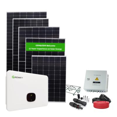 China Hot Selling Solar Panels on Grid System Grid Tied Inverter 10MW 20MW Solar Power Irrigation System for Farming for sale