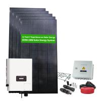China Full Set Solar Power System 10000W 20000W 30000W on Grid Solar Panel Kit 10KW 15kw 20KW 30KW Ground Solar System for sale