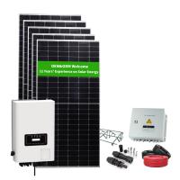 China Hot Selling High Quality Solar PV On-Grid System High Voltage Wind Turbine Generator Large Parking Lot Use for sale
