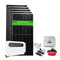China 100KW 500KW 1MW 3MW 5MW 10MW Complete Grid Solar System on Grid Solar Grid Tie Farm Plant Solar Power System for sale