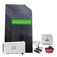 China Power Generation Hybrid on Grid Solar Storage Deye Growatt Inverter 600kw Energy Panel System Industrial Solar Panel System for sale