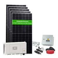 China Power Generation Hybrid on Grid Solar Storage Deye Growatt Inverter 600kw Energy Panel System Industrial Solar Panel System for sale