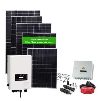 China Wholesale Price 20Kw Solar Inverter on Grid Solar Panels Grid Tied Average Cost of Whole House Solar System for sale