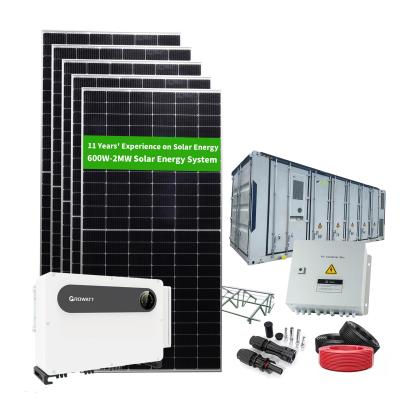 China Competitive Price 500 Kw Solar Inverter on Off Grid Hybrid Micro Grid Tie Inverter With Limiter Solar System Price List for sale