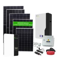 China Best Price Complete 12KW Off Grid Solar Energy System with Batteries for Home Solar Power System Full Kit for sale