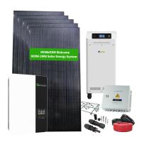 China Hot Sale Complete Home Solar System Kit 10KW 12KW 15KW Off Grid Solar Energy System With Lithium Batteries for sale