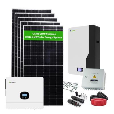 China Professional Supplier Complete High Efficiency Solar Kit 10KW 12KW 15KW Off Grid Solar Power System for Home for sale