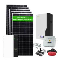 China 12KW Complete Off Solar System for Home 12kw with Panels Battery Inverter and Bracket Complete Solar System for off Grid for sale
