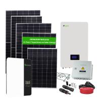 China 5KW 10KW Photovoltaic Panel Power Home Solar Energy Storage System 3KW Solar System Solar 3KW Complete System for sale