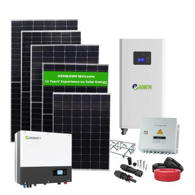 China 10KW 10KVA Energy Storage Inverter Solar Power System Off Grid Solar System Cost for Whole House Solar System for sale