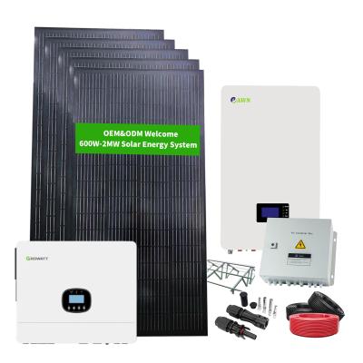 China Good Price Complete Set Solar Energy Storage System 10KW 15KW Off Grid Solar Power System Kit Solaire for Home for sale