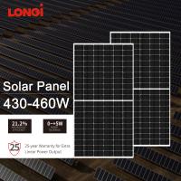 China In Stock Longi  Solar Panel Setup Cost   Full Black  385- 665w Cost to Have Solar Panels Installed Quotes for sale