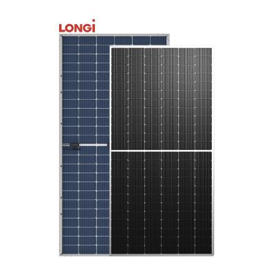 China Longi on Grid Solar Power System 525w 530w 535w 540w Bifacial Solar Panels Solar Cells Solar Panels for sale
